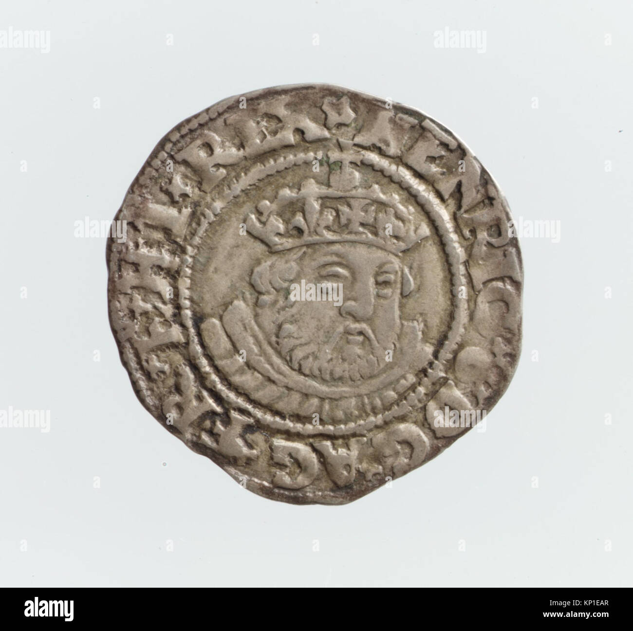 Half groat of Henry VIII (r. 1509 47) MET DP100419 210870 Stock Photo ...