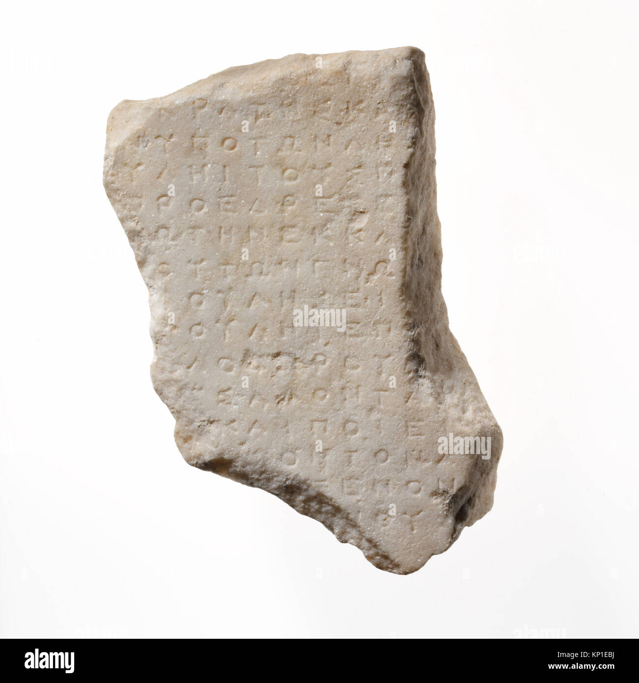 A marble fragment inscribed with ancient text, cataloged under MET ...