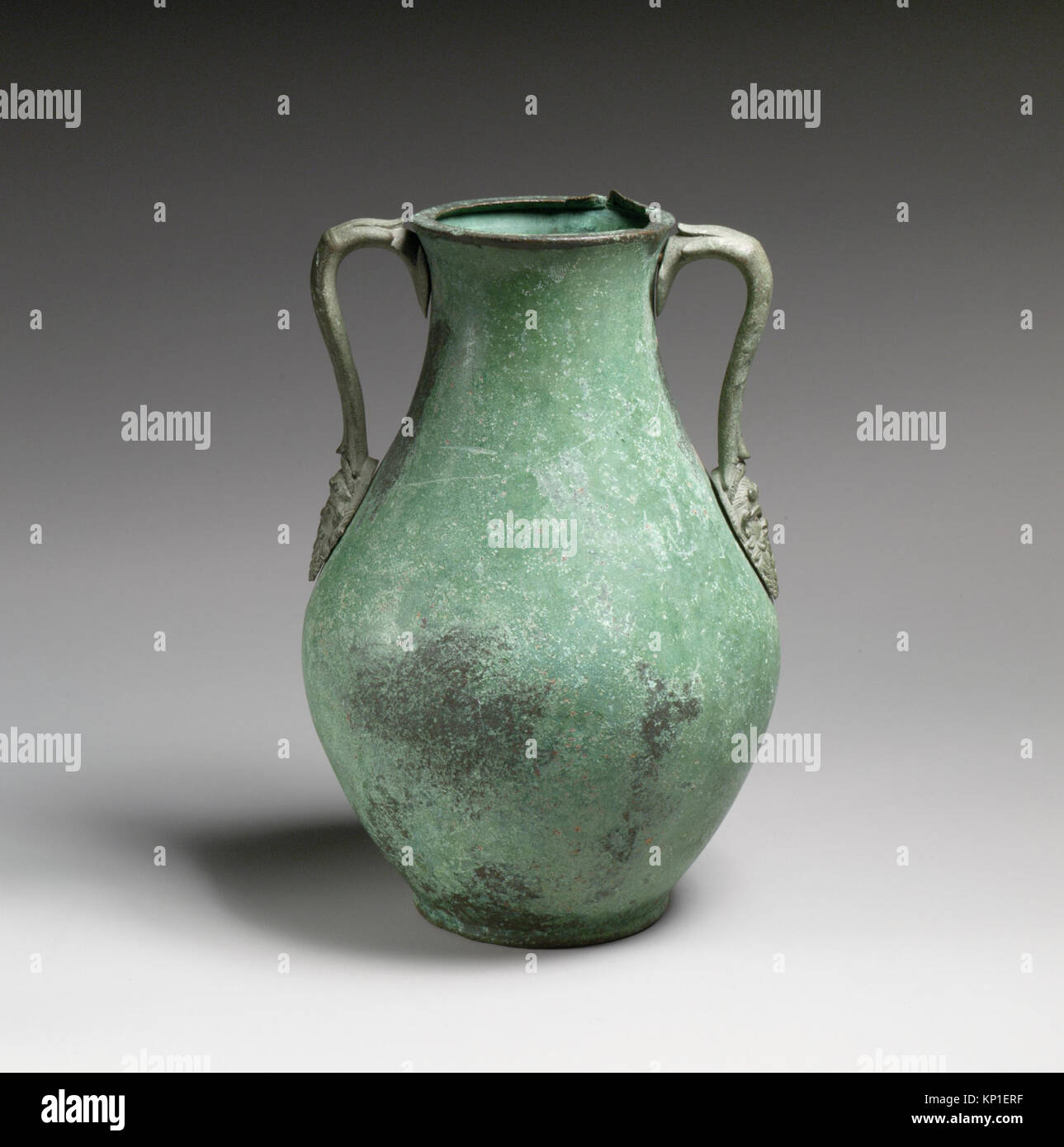 Bronze amphora (two-handled jar) MET DP21076 Bronze amphora (two ...