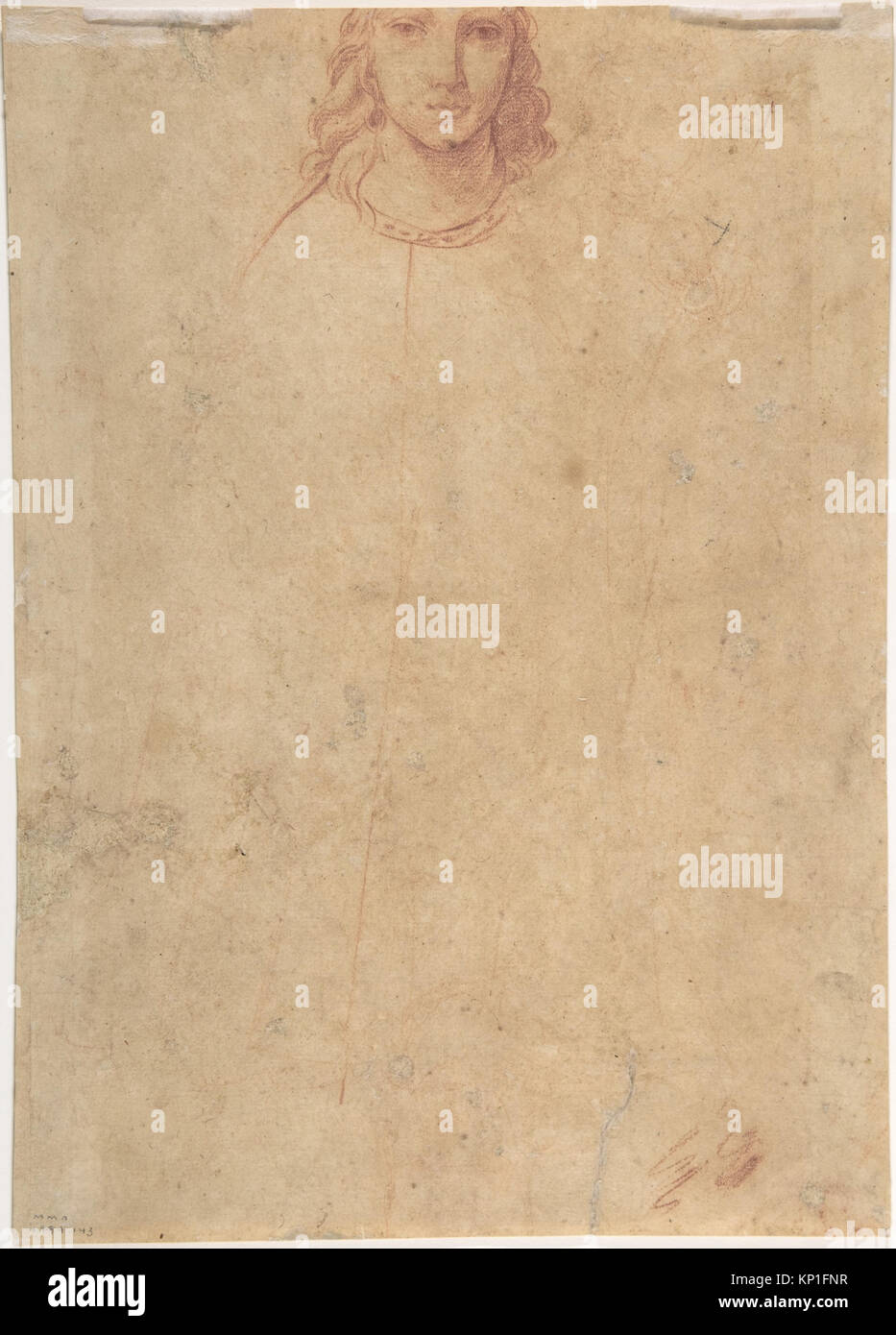 Bust-Length Portrait of a Woman (recto); Bust-Length Study of a Girl ...