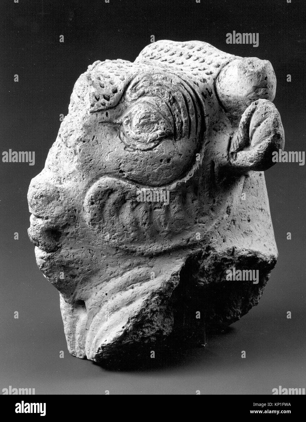 Head of a bull or bison MET sd1989 331 327433 Stock Photo - Alamy