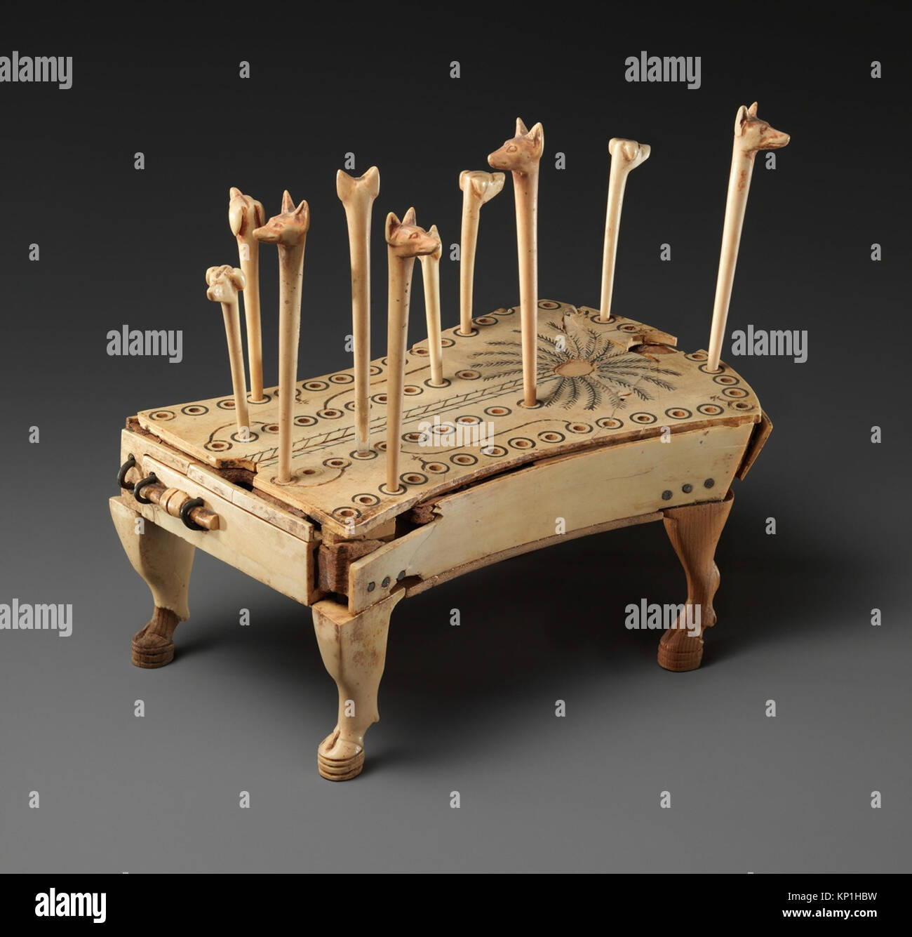 An ancient Egyptian board game called Hounds and Jackals from the ...