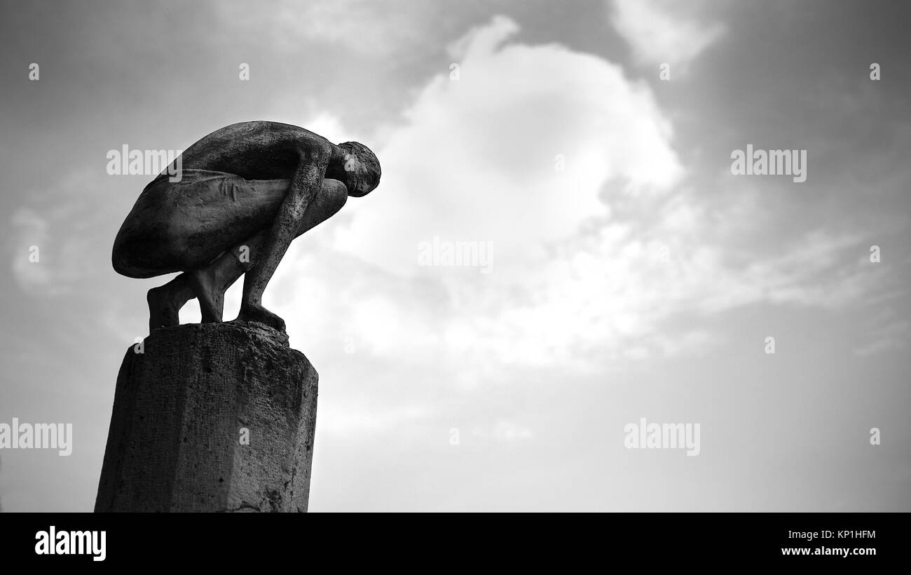 Statue sculpture skopje macedonia Black and White Stock Photos & Images ...