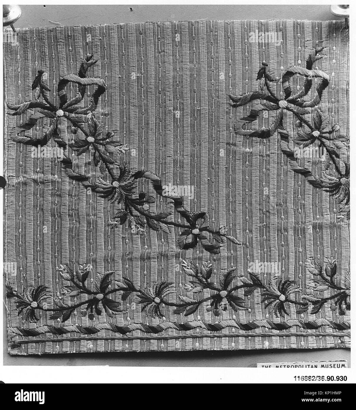 Embroidery sample Black and White Stock Photos & Images - Alamy