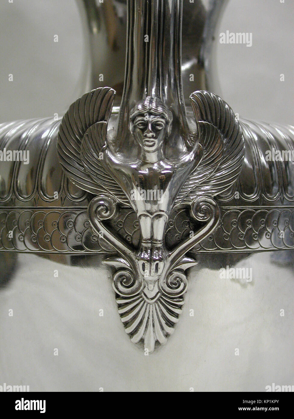 This silver ewer, crafted by Giacinto Melillo around 1890 in Naples ...