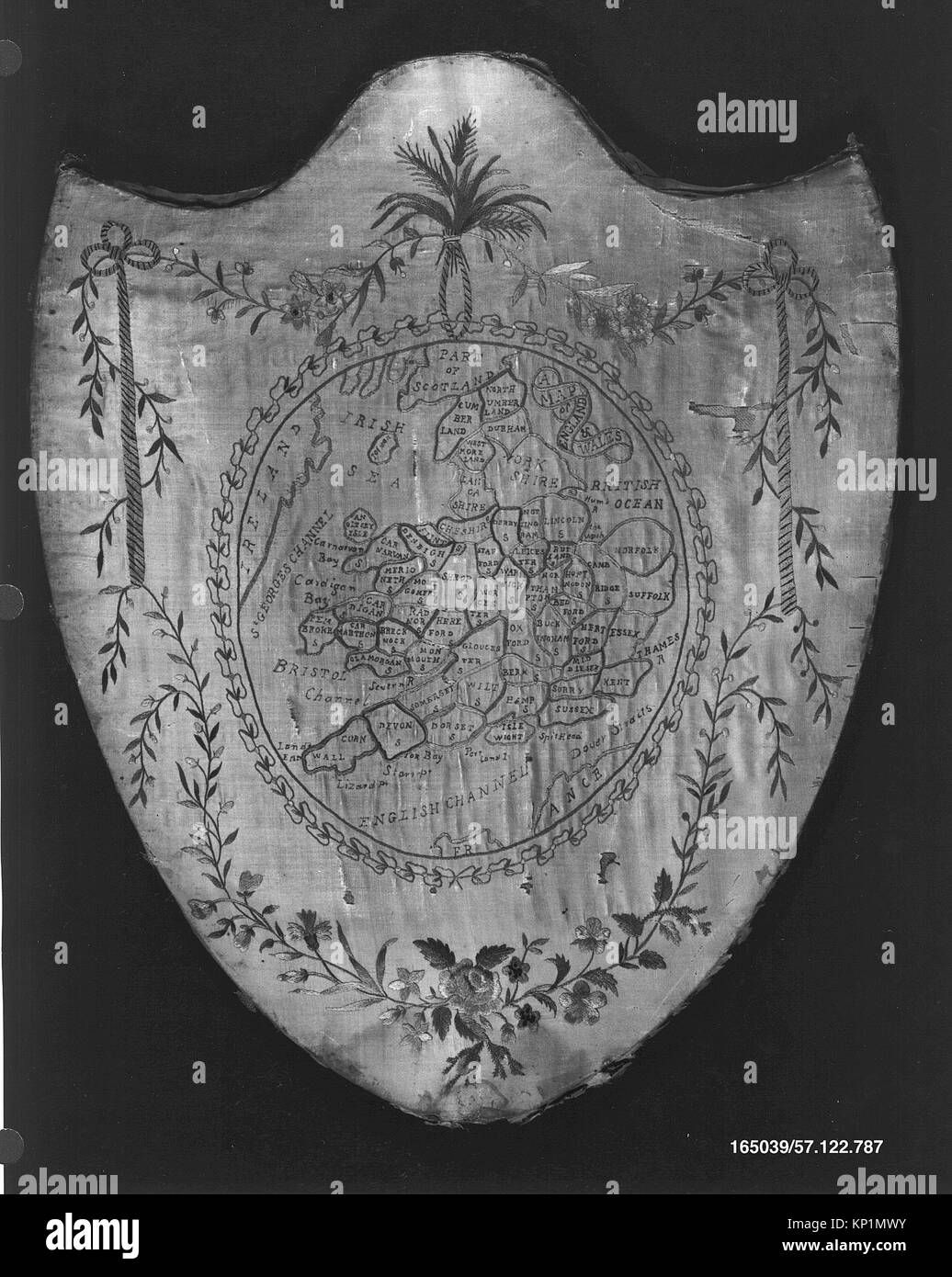 Embroidered map sampler MET 165039 Embroidered map sampler MET 165039 / ...