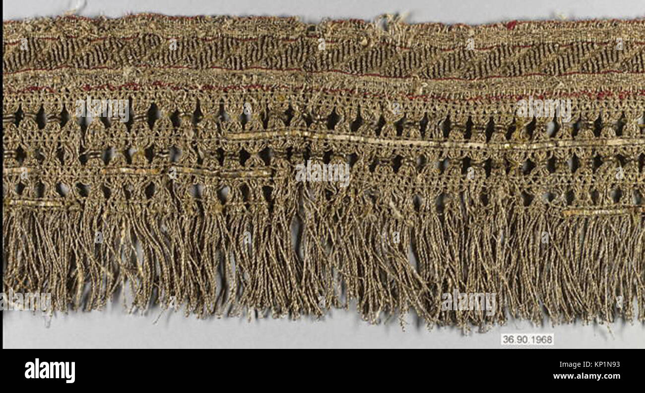 This MET fringe is a textile trim used for decorative purposes in ...