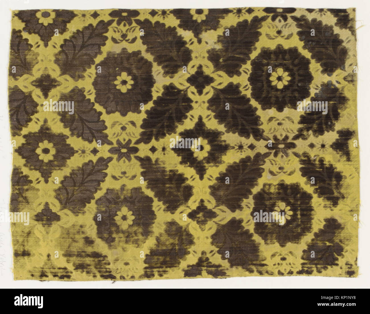 A preserved woven textile fragment from the MET, catalog DP104052 ...