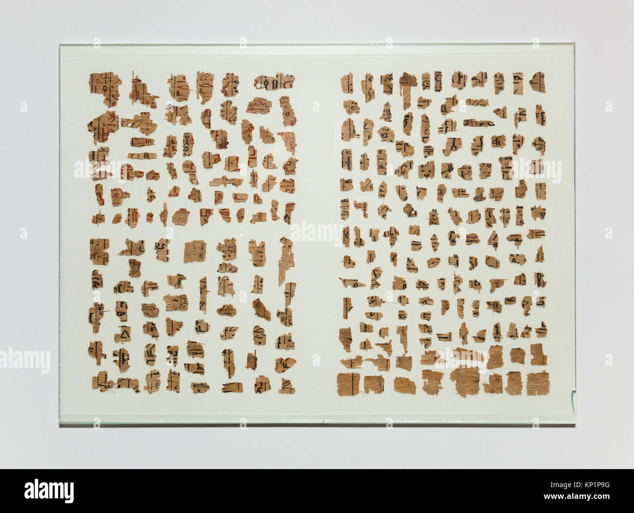 Ancient Egyptian manuscript fragments from the Book of the Dead ...