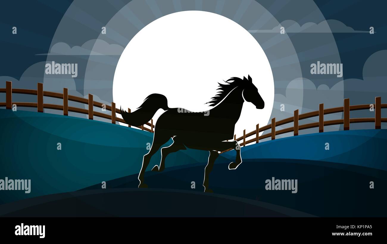 Beautiful rural landscape farm Stock Vector Images - Alamy