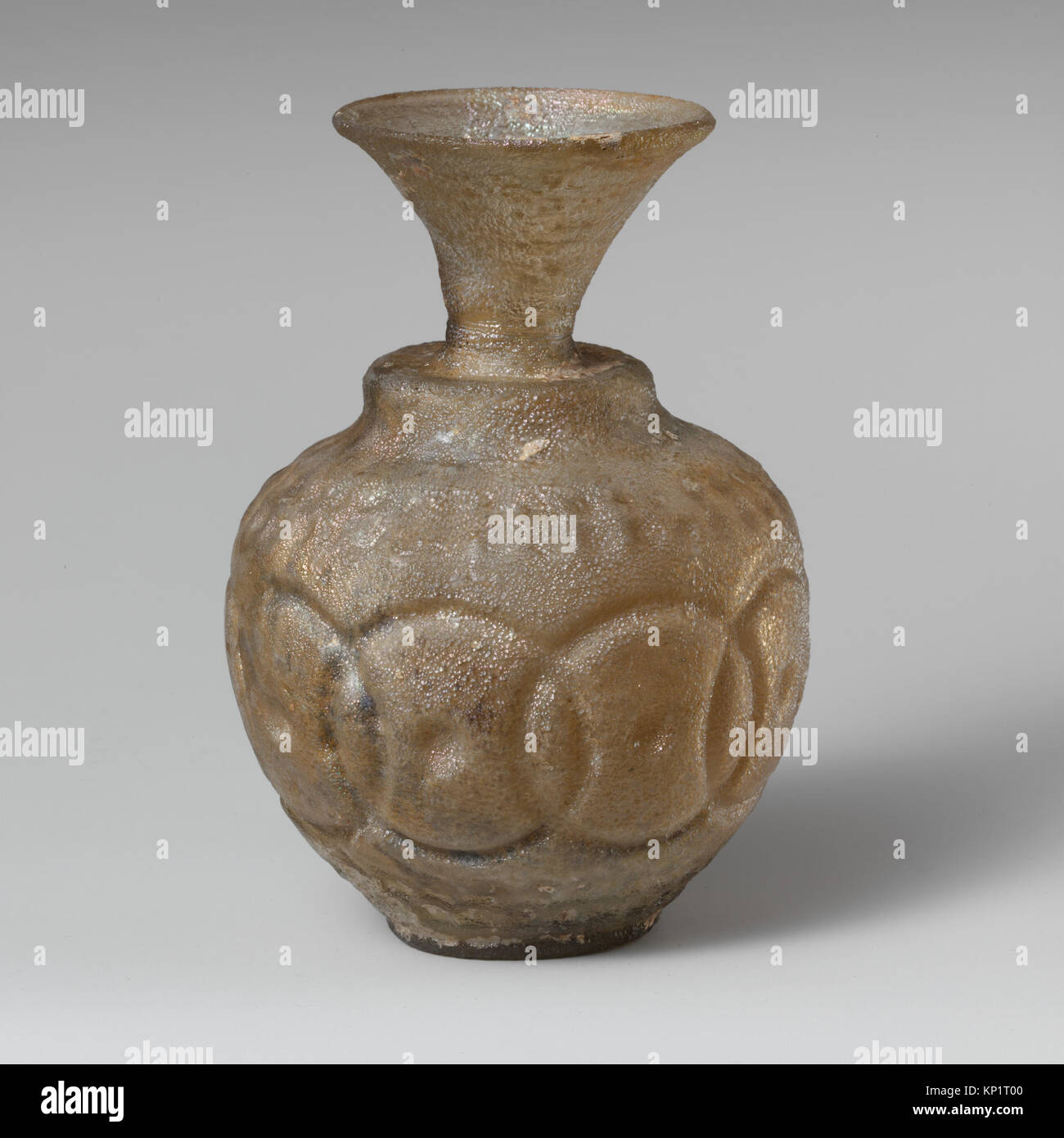 Glass flask decorated with intersecting circles MET DP107334 248946 ...