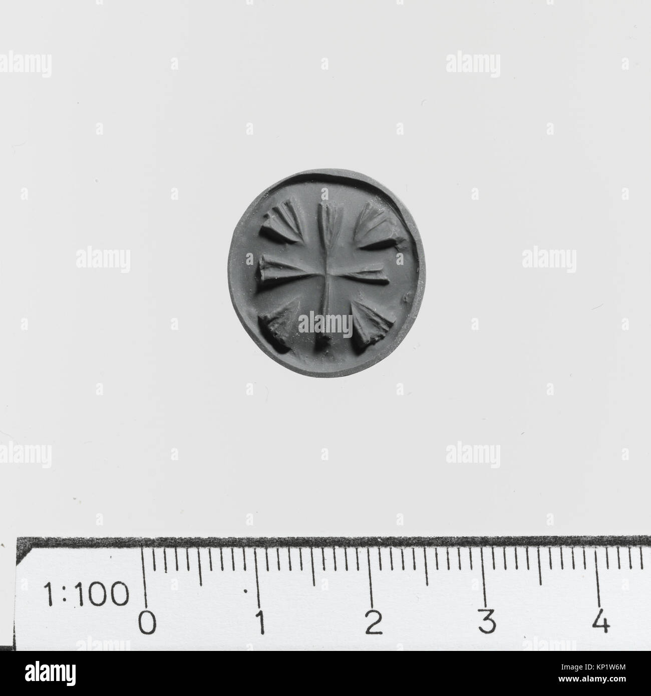 This ancient Minoan hemispheroid seal is crafted from steatite and was ...