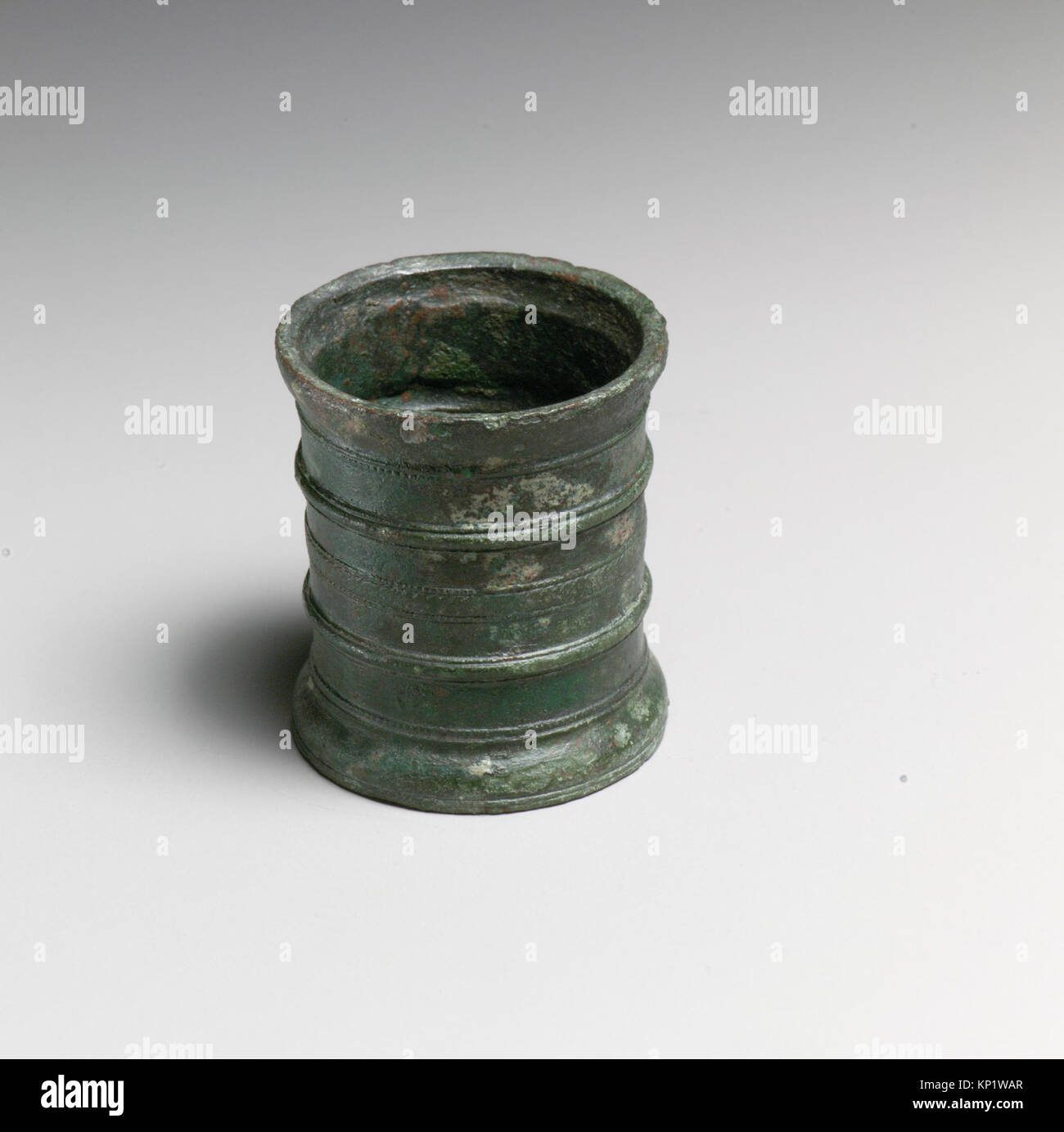 Bronze cylindrical cup MET DP20587 251017 Roman, Bronze cylindrical cup ...