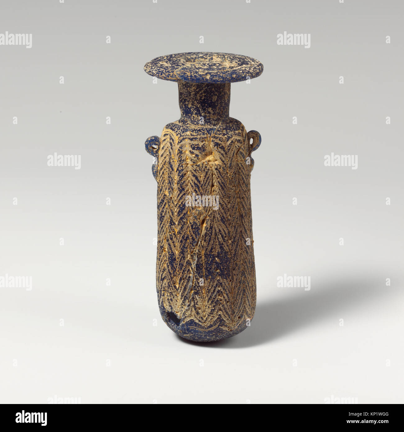 This Greek glass alabastron (perfume bottle) from the late 6th–5th ...