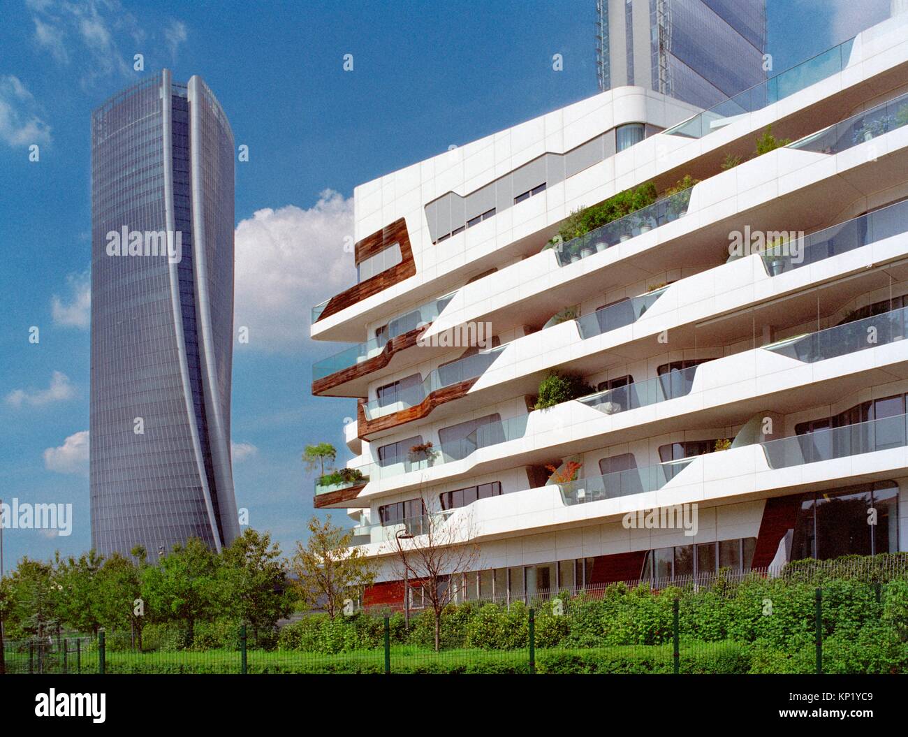 Milan citylife zaha hadid hi-res stock photography and images - Alamy