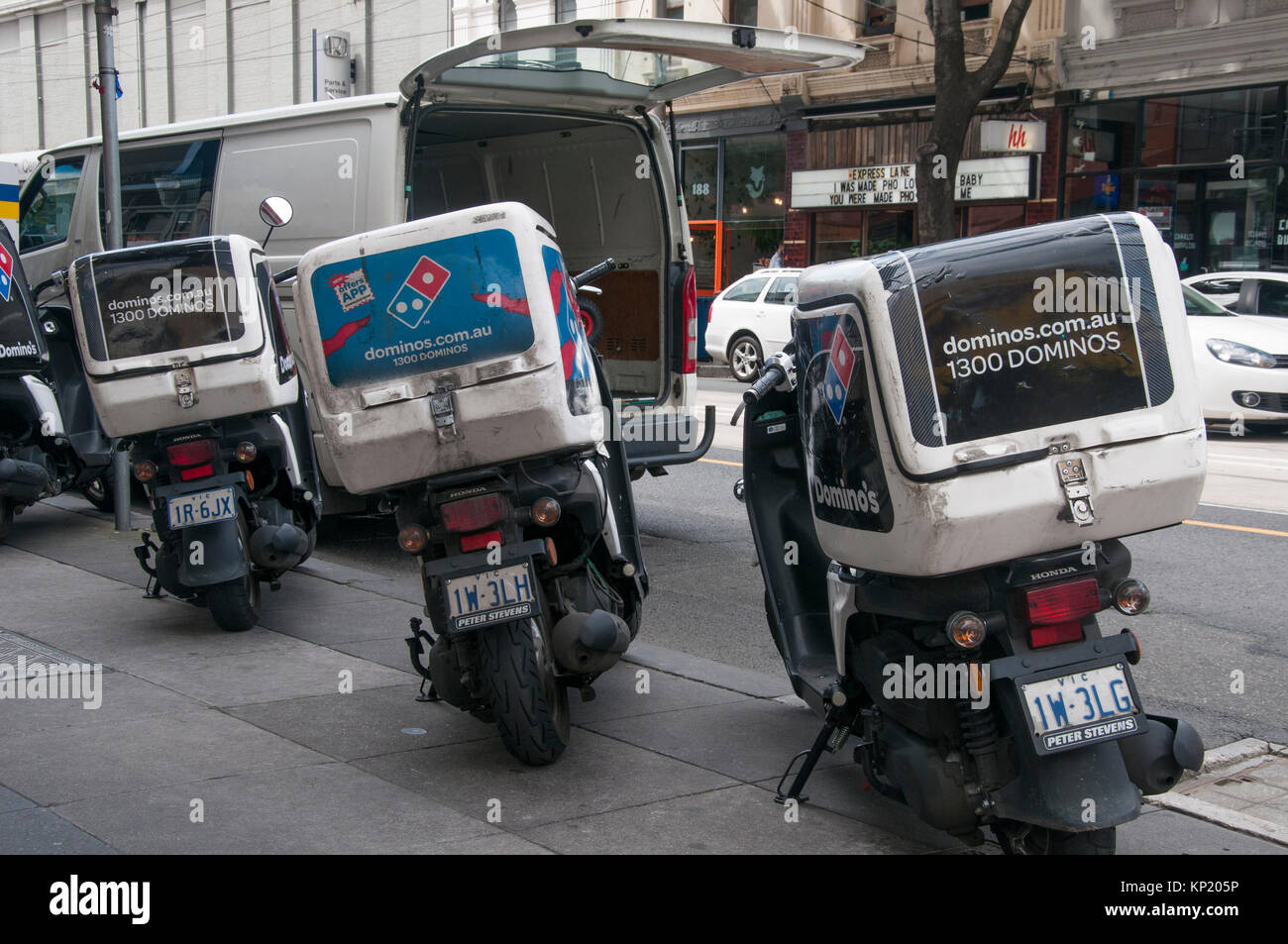 Delivery motorcycles hi-res stock photography and images - Alamy