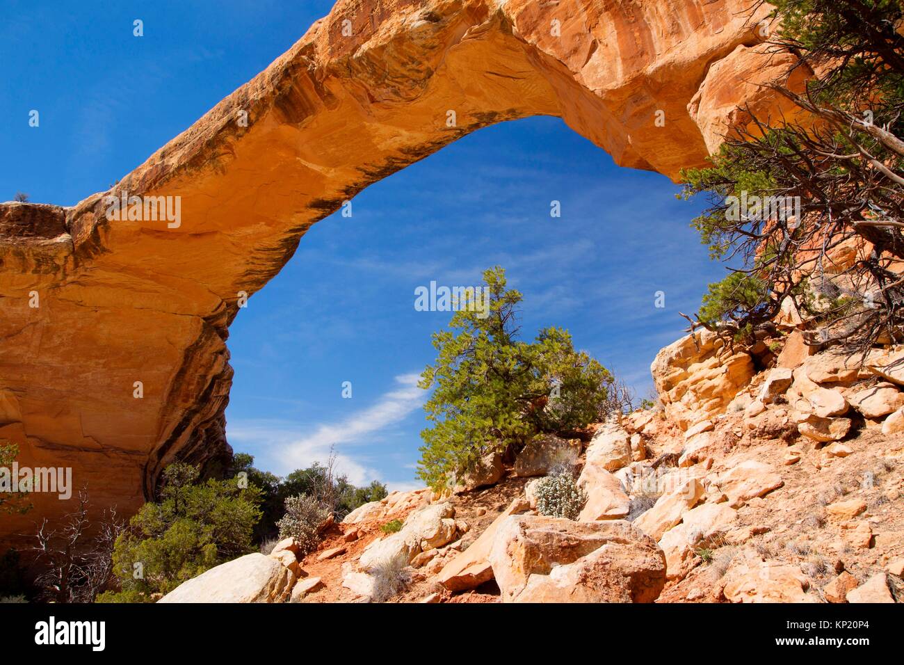 Utah natural bridges national monument hi-res stock photography and ...