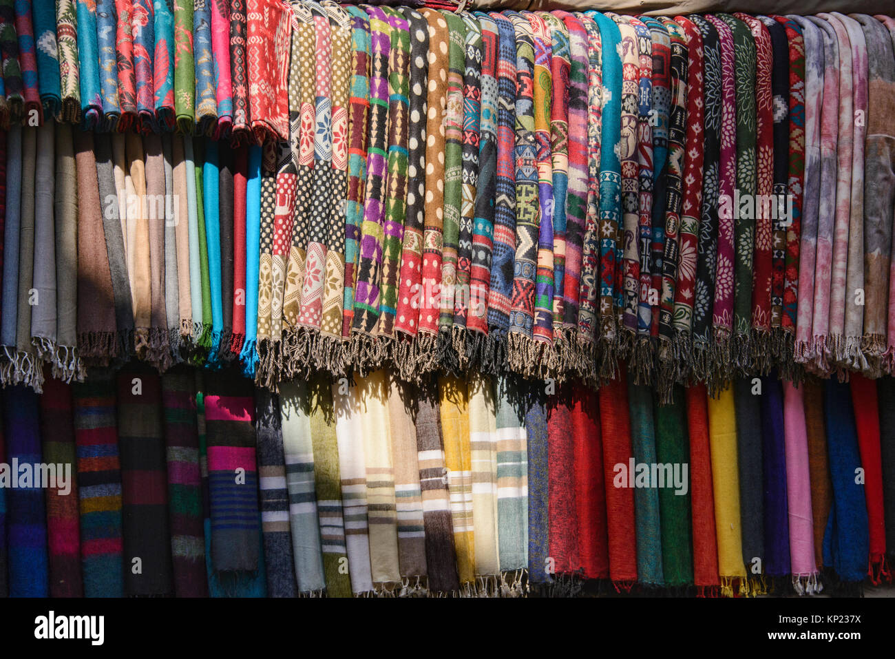 Nepal shawls hi-res stock photography and images - Alamy