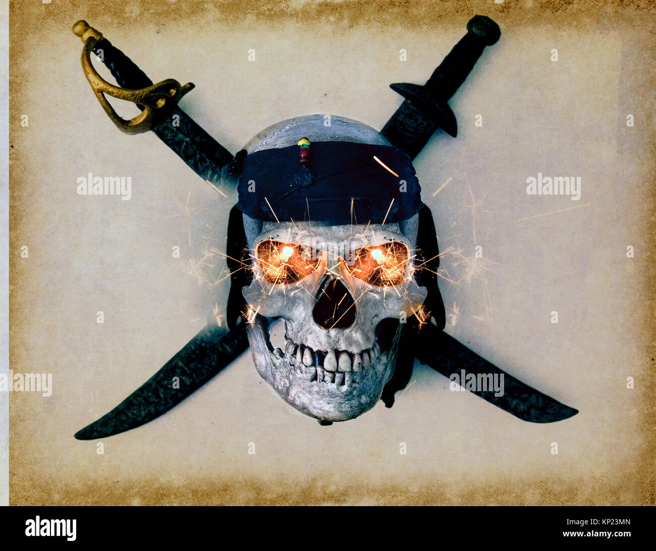 skull and crossbones from above Stock Photo - Alamy