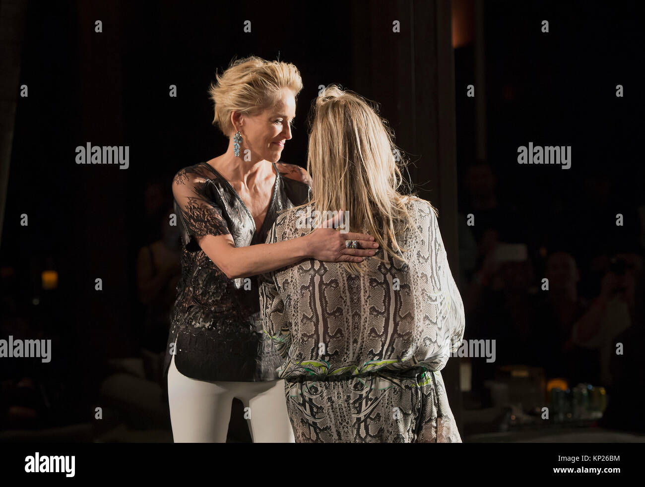 MIAMI BEACH, FL - NOVEMBER 06: Kelly Stone and Sharon Stone attends ...