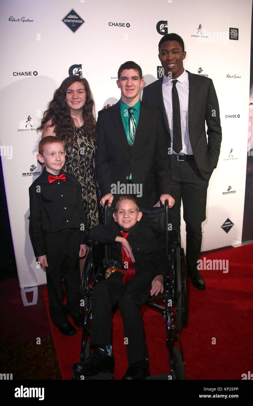 NEW YORK, NY - DECEMBER 15: Hunter Gandee attend the 2015 Sports ...