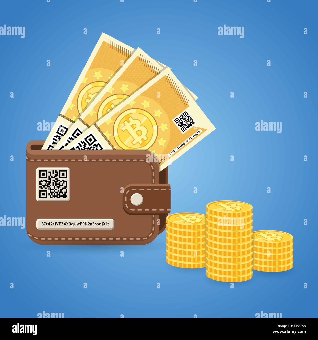 Bitcoin and qr code hi-res stock photography and images - Alamy