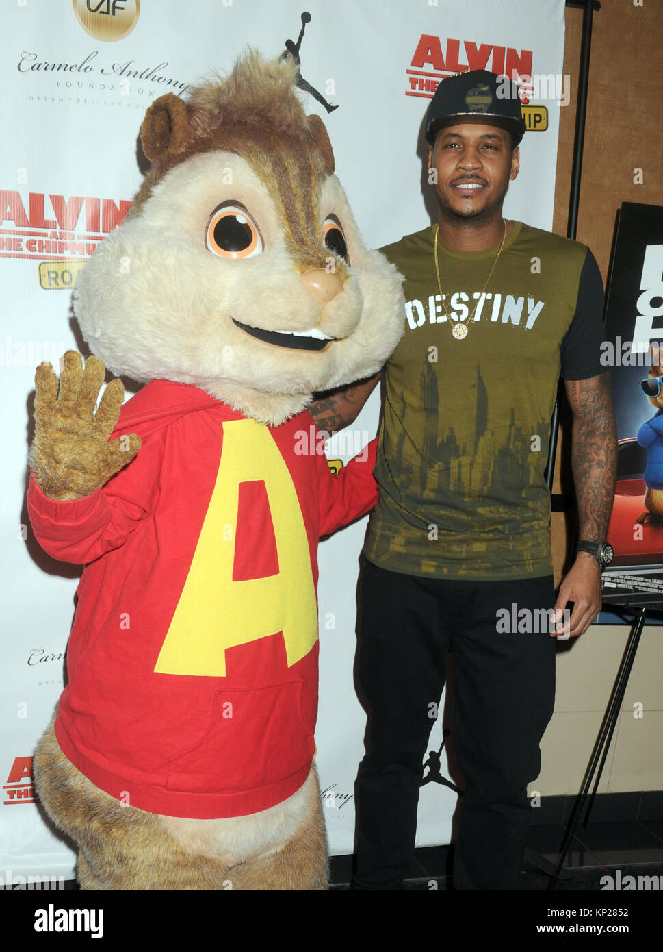 NEW YORK, NY - DECEMBER 15: Alvin of Alvin and the Chipmunks and ...