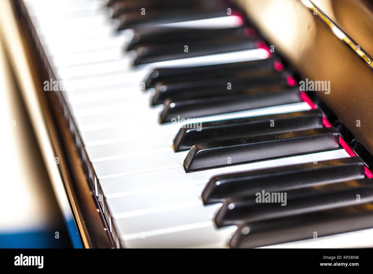 detail of classical piano keys Stock Photo - Alamy