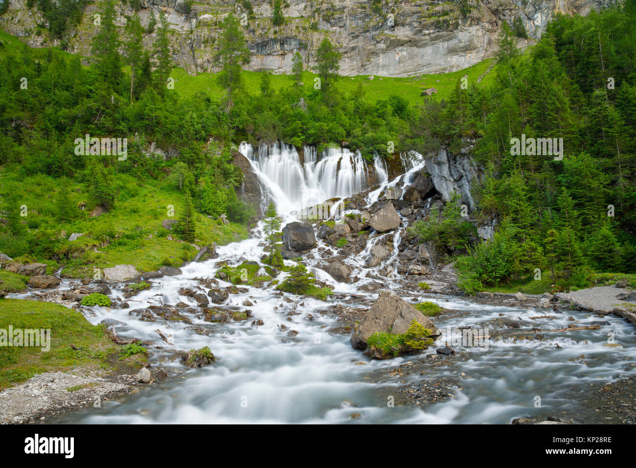 Sieben Brunnen, Simmental, Bern, Schweiz Stock Photo - Alamy