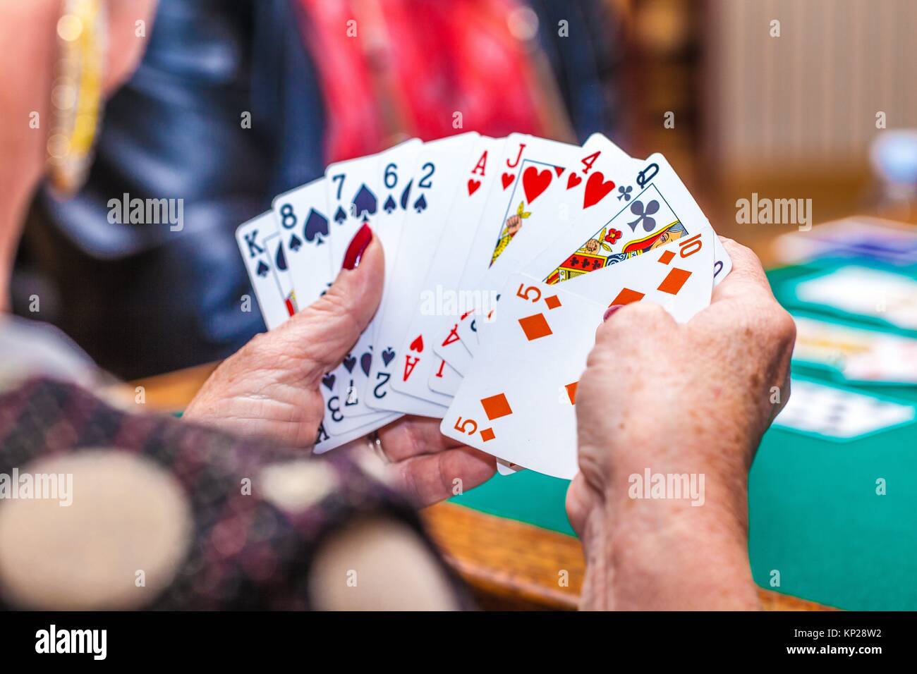 Old People Playing Bingo High Resolution Stock Photography and Images ...