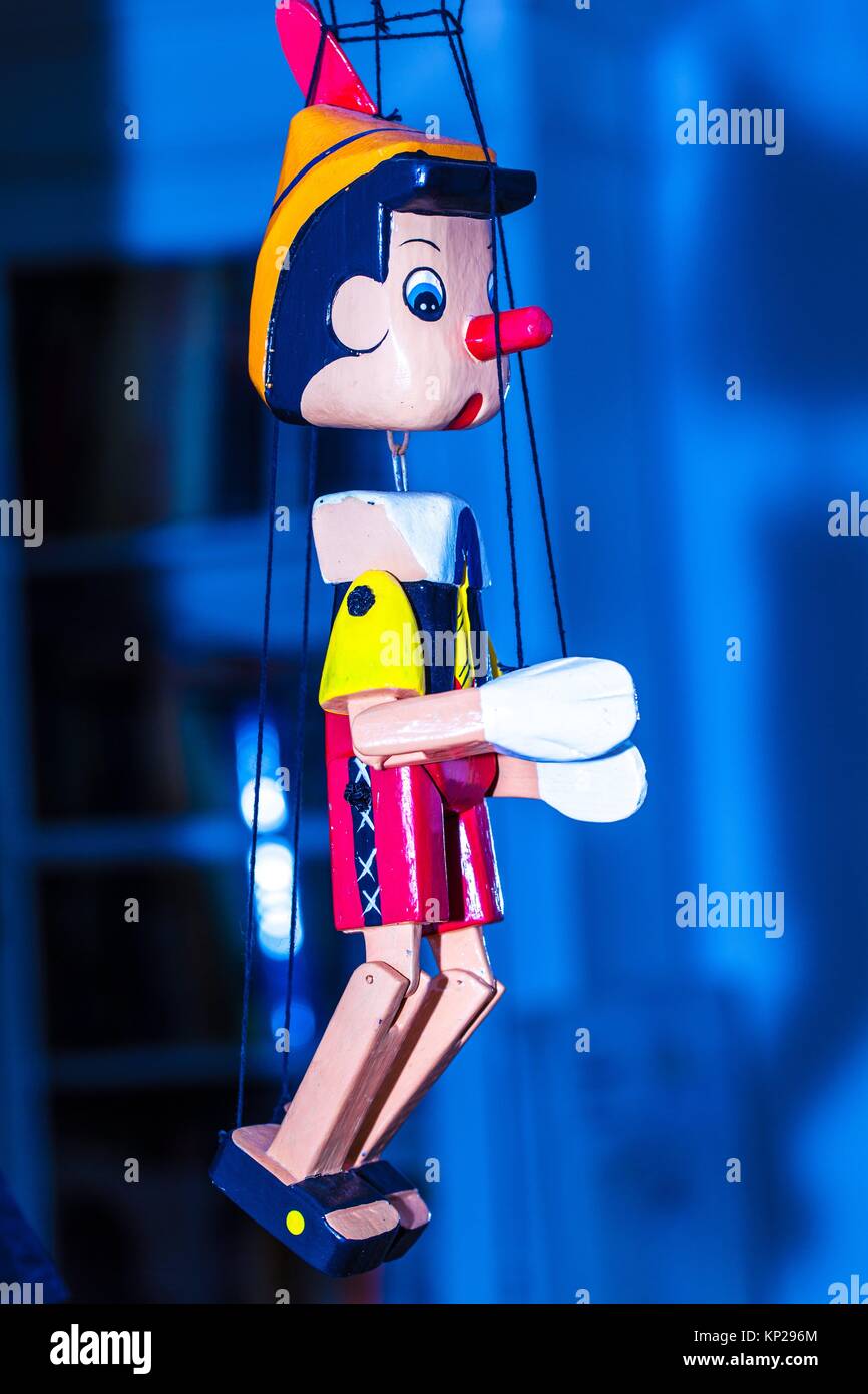 Pinocchio Marionette Puppet High Resolution Stock Photography and ...