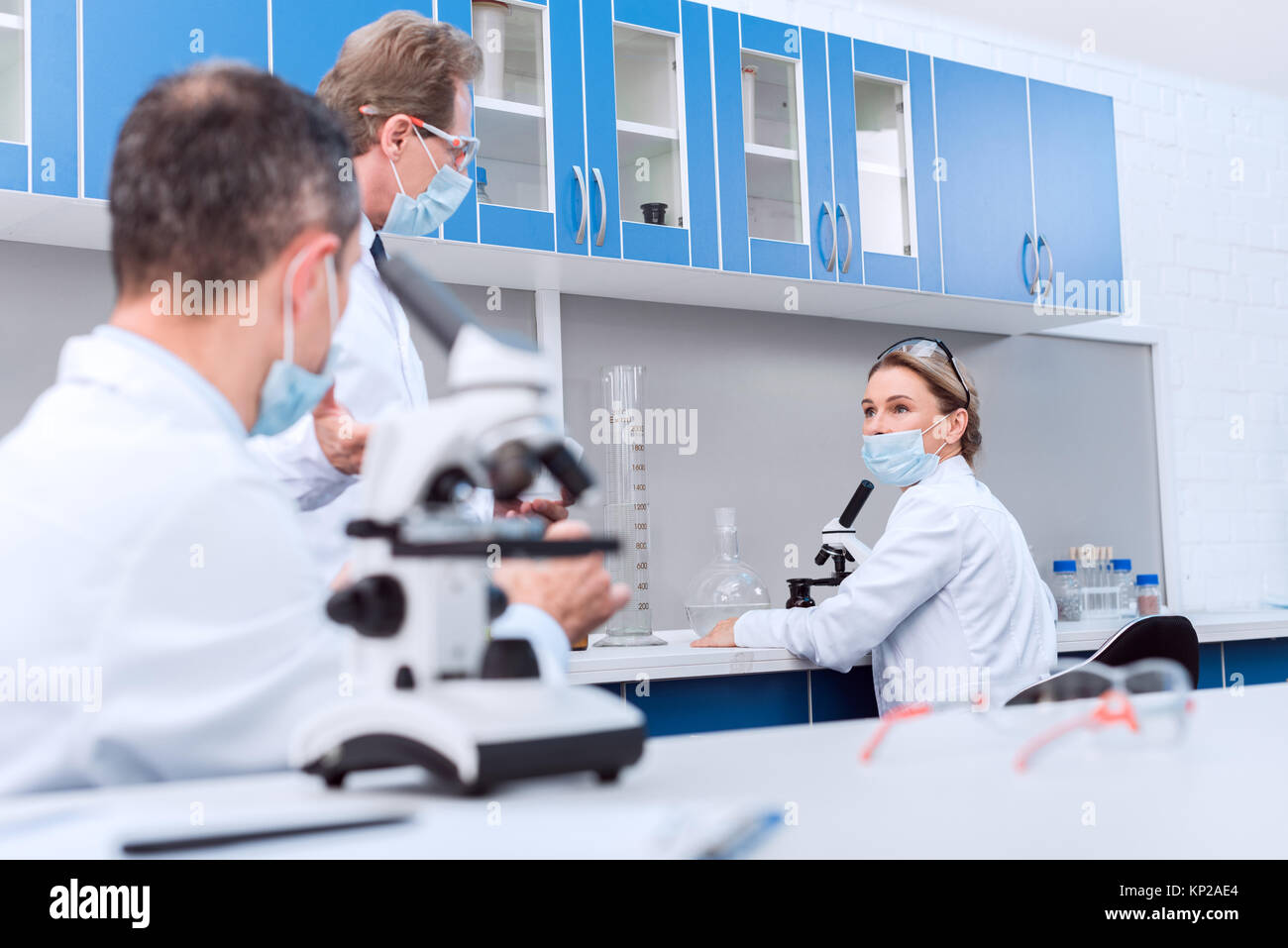 Medical workers discussing work Stock Photo - Alamy