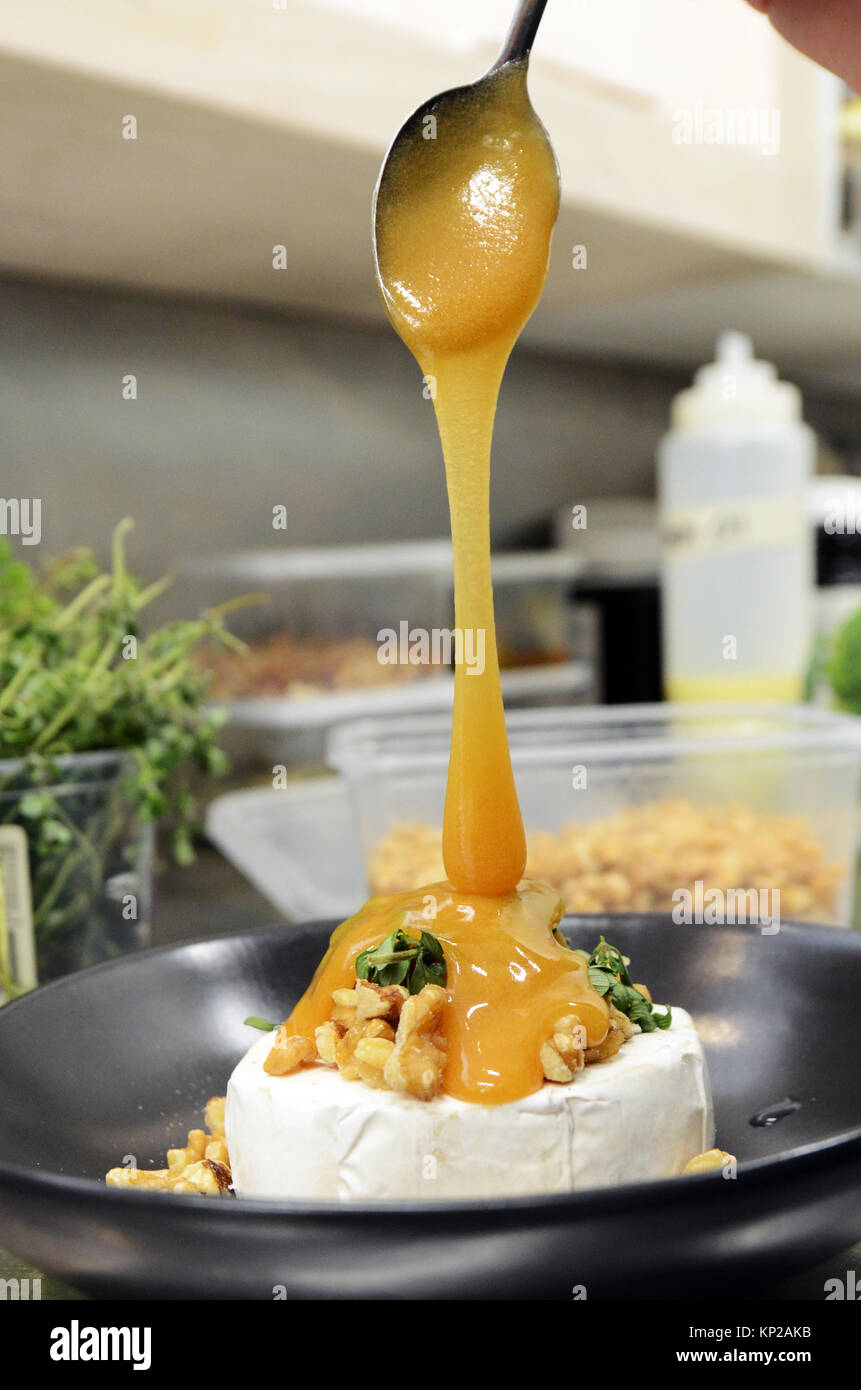 Luna estate winery's kitchen famous baked brie with Manuka honey and ...