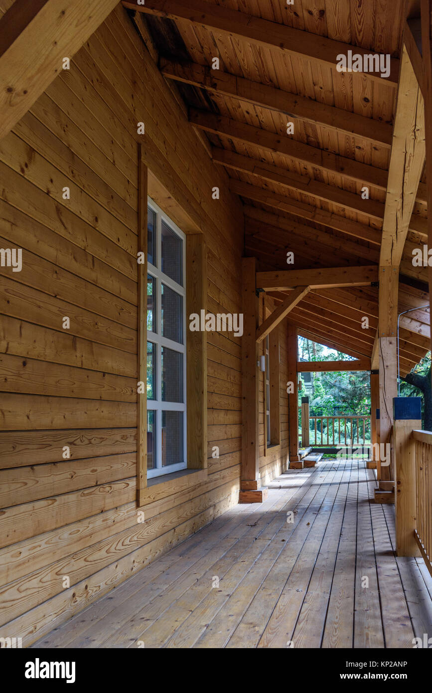 terrace in modern country house Stock Photo - Alamy