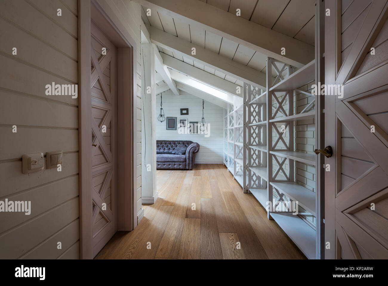 hallway in modern house Stock Photo - Alamy