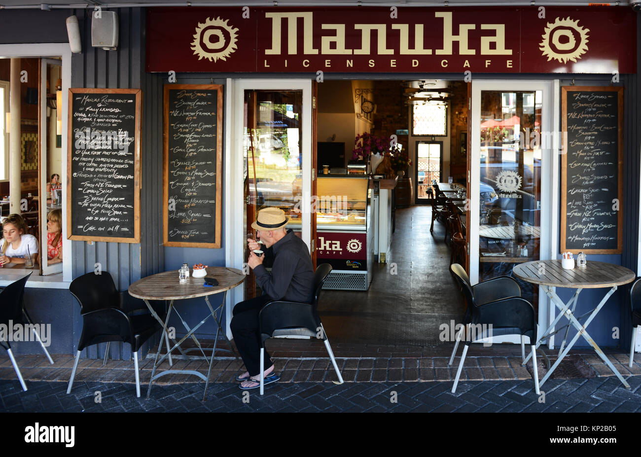 The Manuka Restaurant in Devonport, Auckland, New Zealand Stock Photo ...