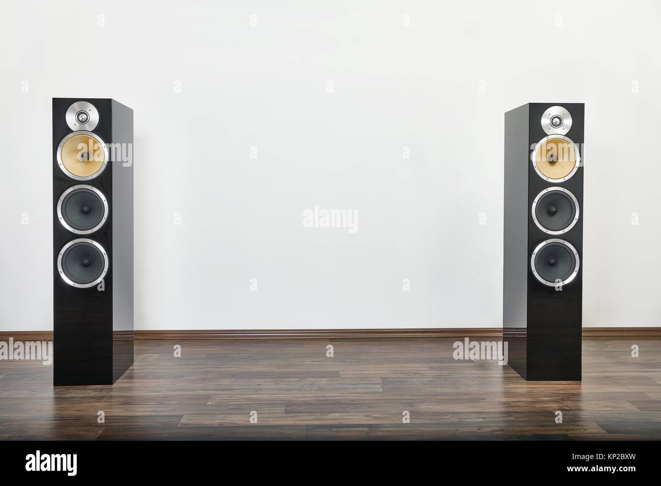Hi-fi Speaker PAir Stock Photo - Alamy