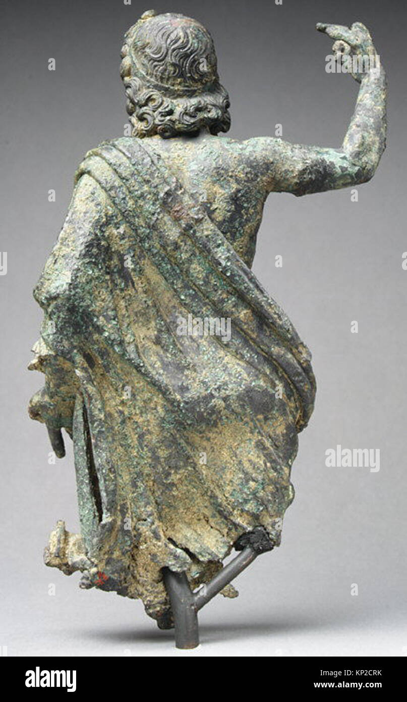Bronze statuette of Jupiter MET GR174 256865 Stock Photo - Alamy
