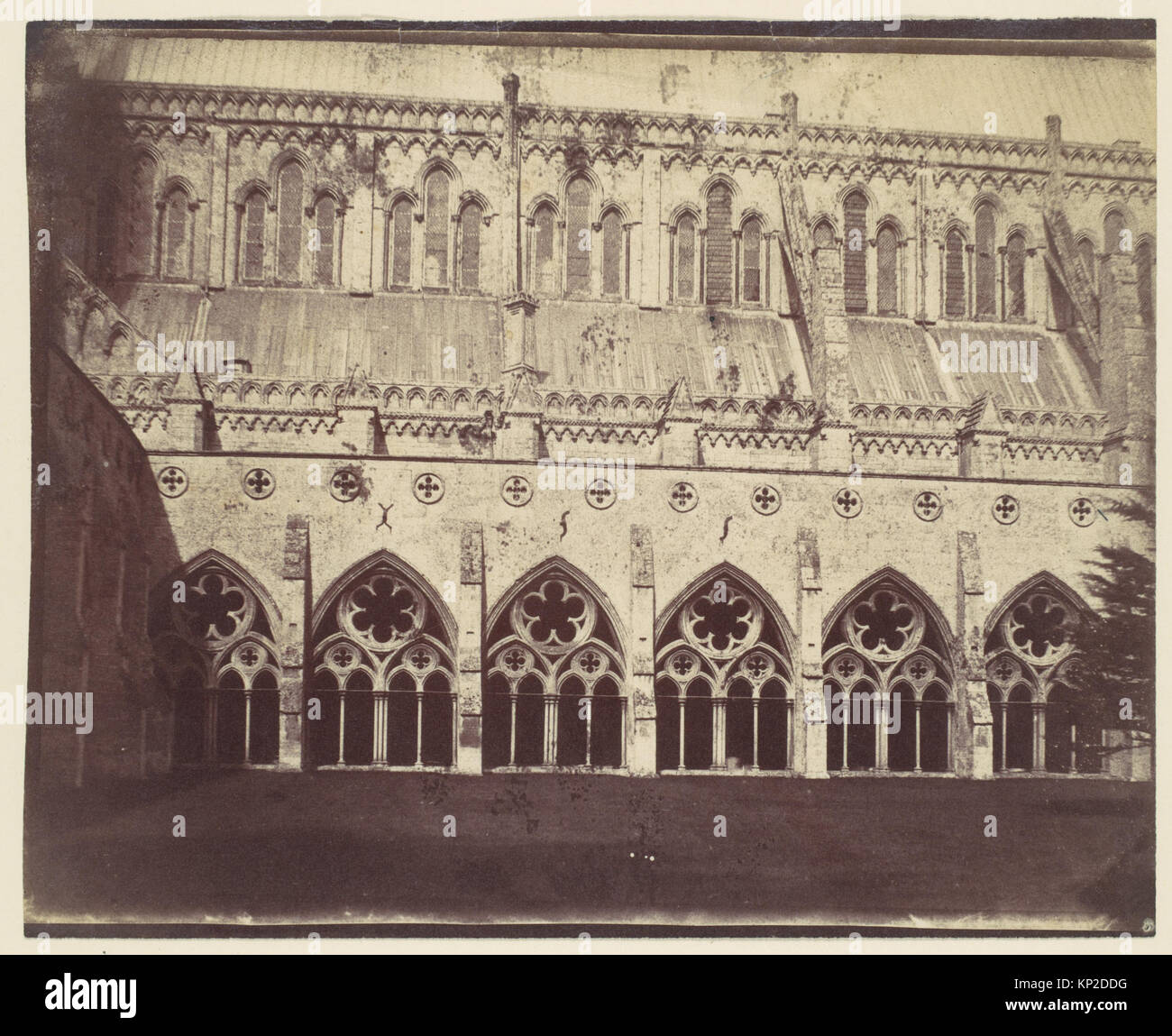 Gothic cathedral in Salisbury, England, featuring pointed arches ...