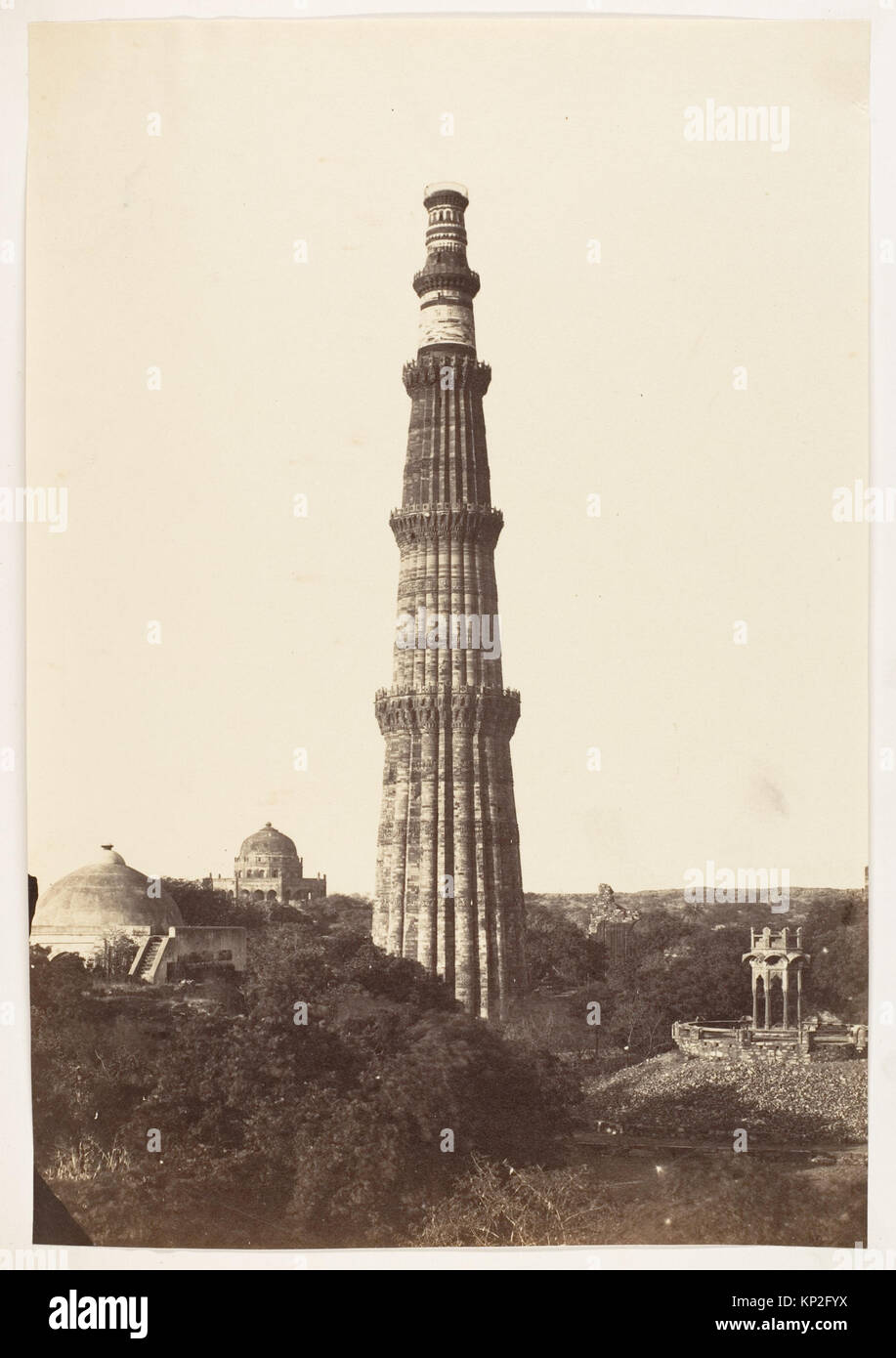 The Qutub Minar in Delhi is a 73-meter-high minaret built of red ...