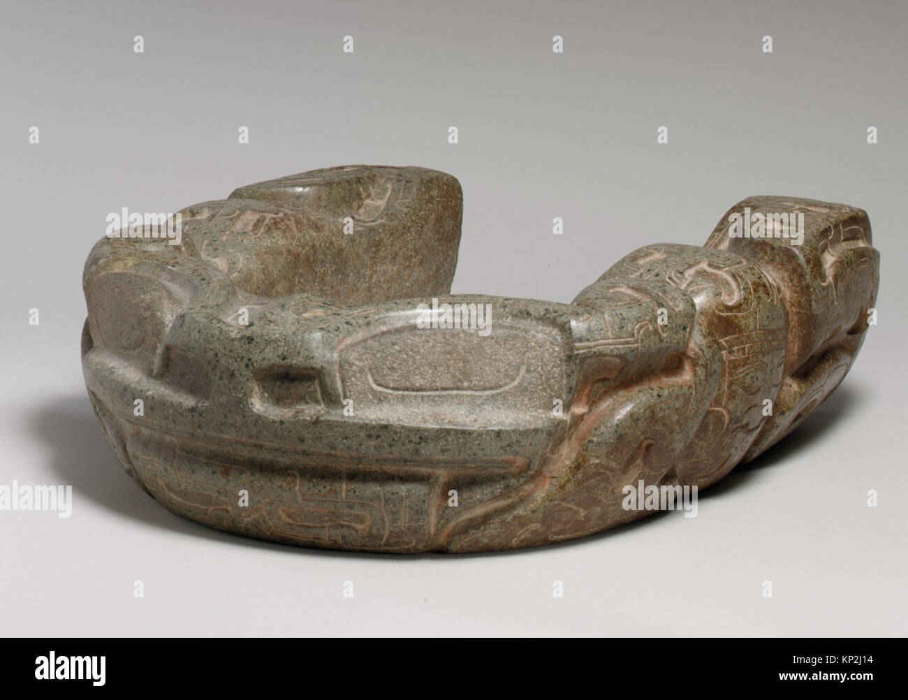 Frog-shaped yoke from the Benin Kingdom, showing detailed carving ...