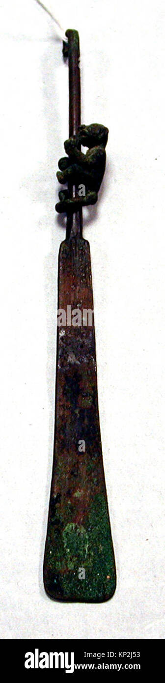 Copper Chisel with Monkey Head MET vs1987 394 571 315630 Stock Photo ...