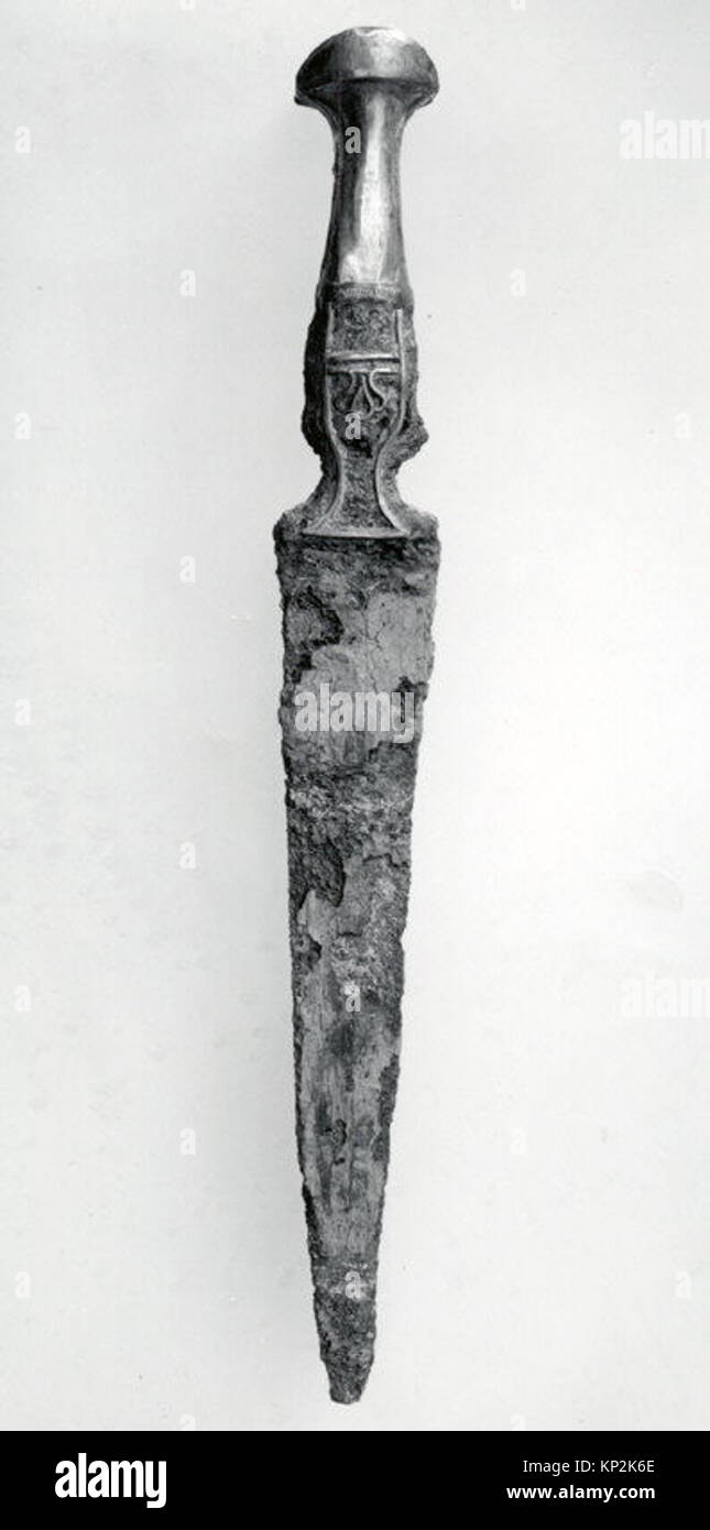 A historic metal dagger from the Metropolitan Museum of Art, catalog ...