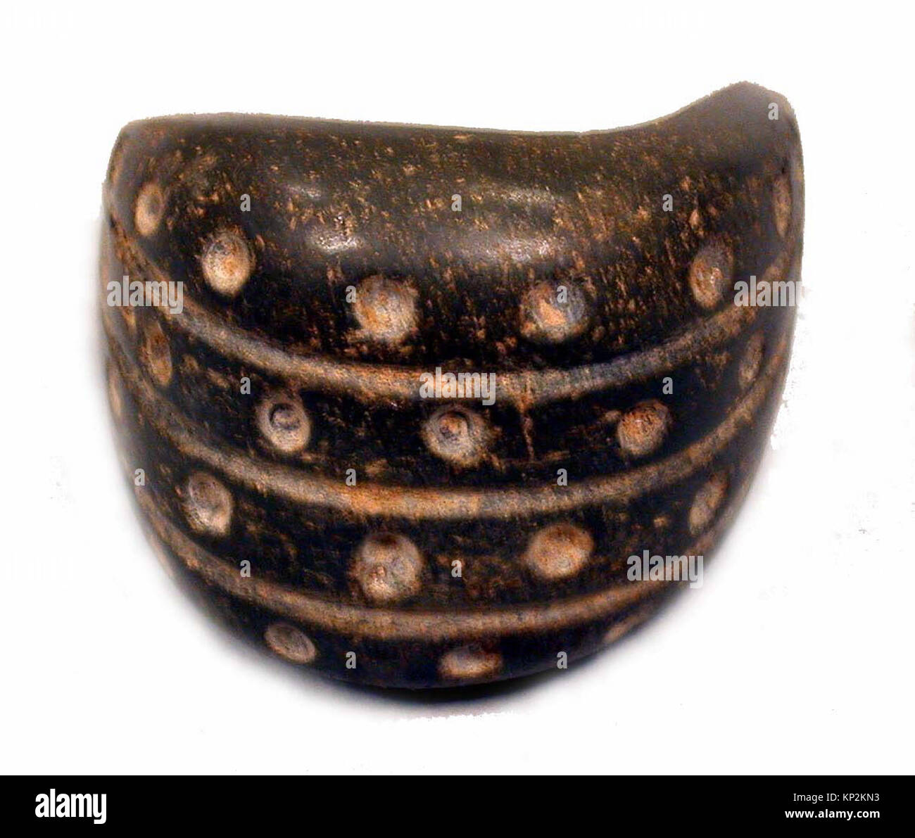 Photograph of a finger grip mechanism from the MET collection ...