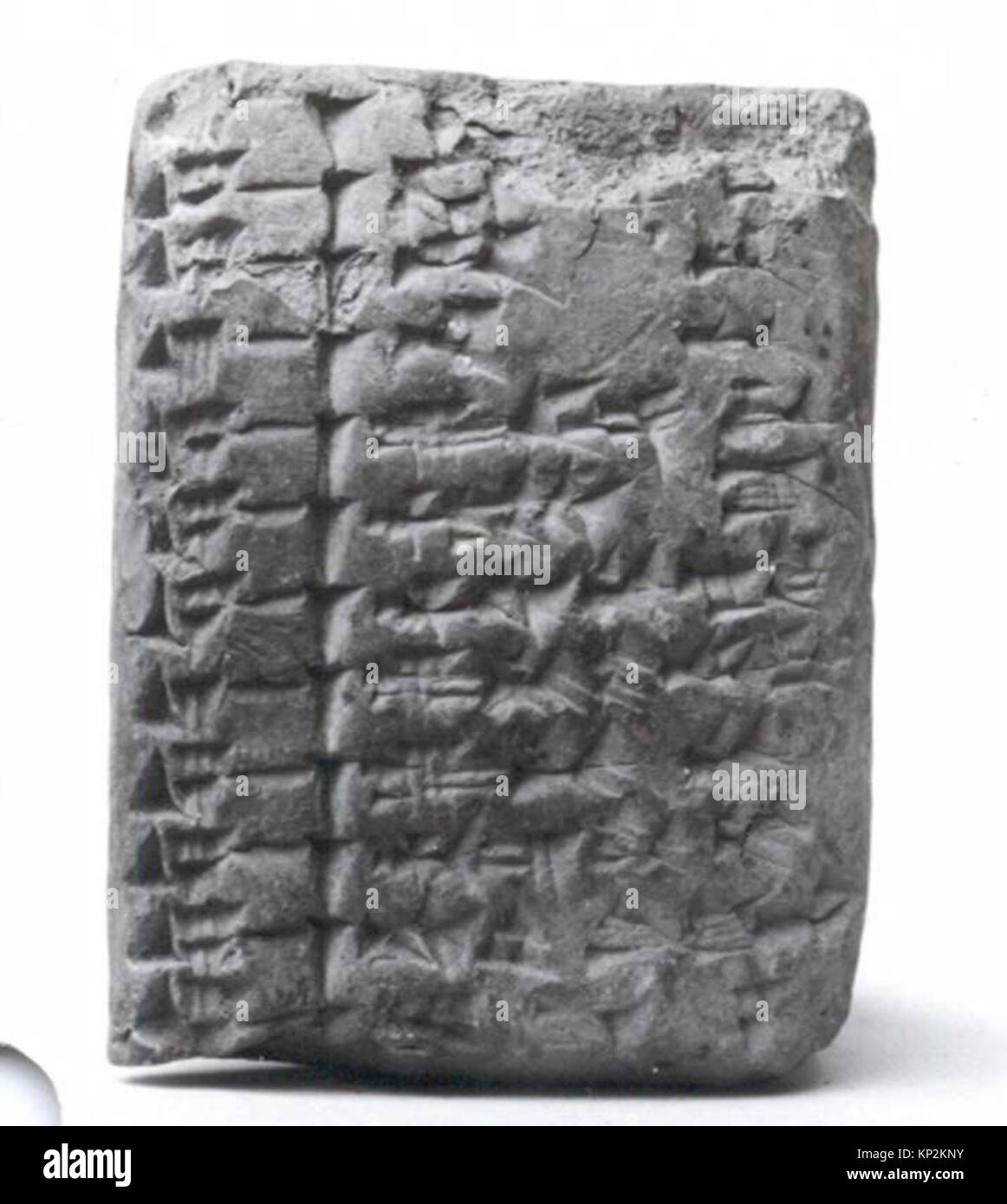 Cuneiform clay tablet mesopotamia Cut Out Stock Images & Pictures - Alamy