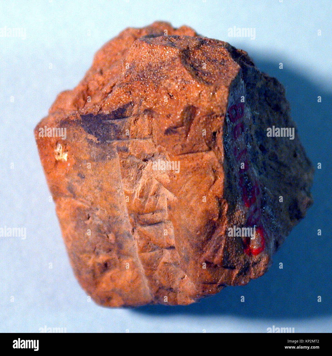 This cuneiform tablet fragment is an ancient record-keeping artifact ...