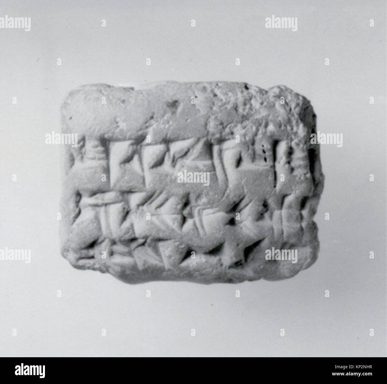 A cuneiform tablet from the Metropolitan Museum of Art, catalog number ...