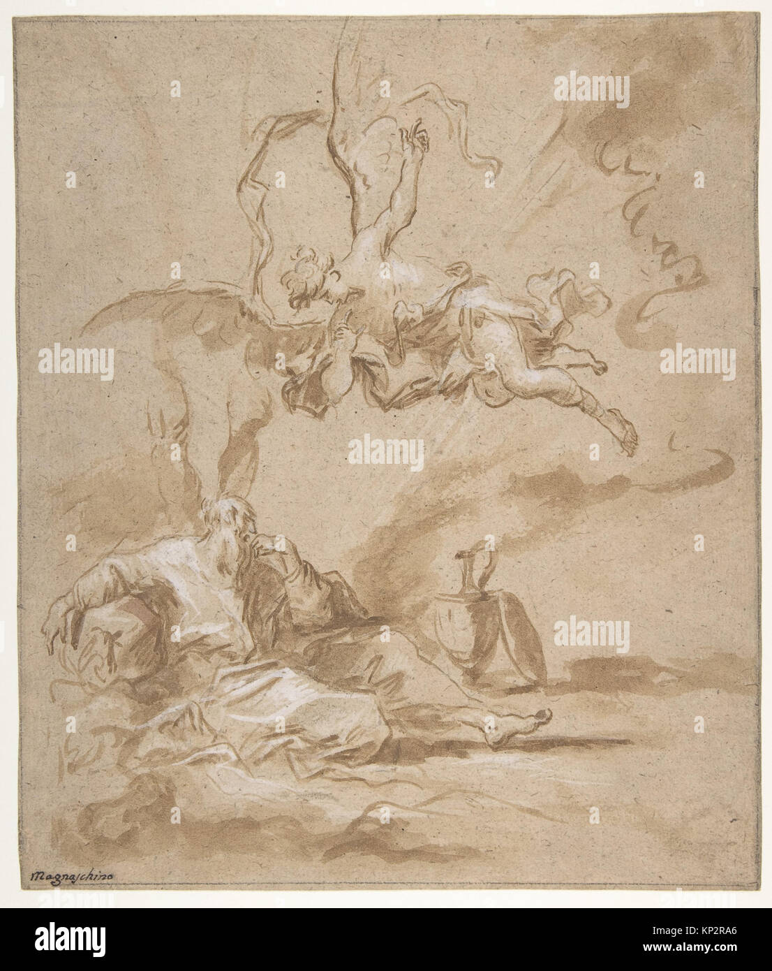 Elijah Visited by an Angel in the Wilderness (1 Kings 19-4-8) MET ...