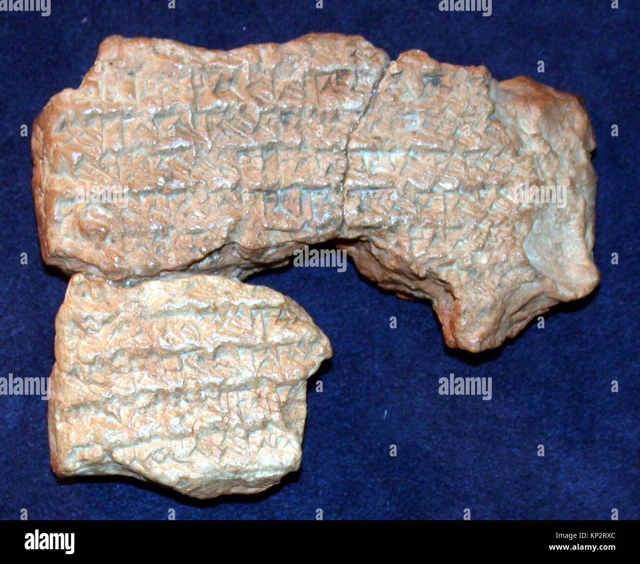 Ancient cuneiform tablet from the Esangila archive, recording ...