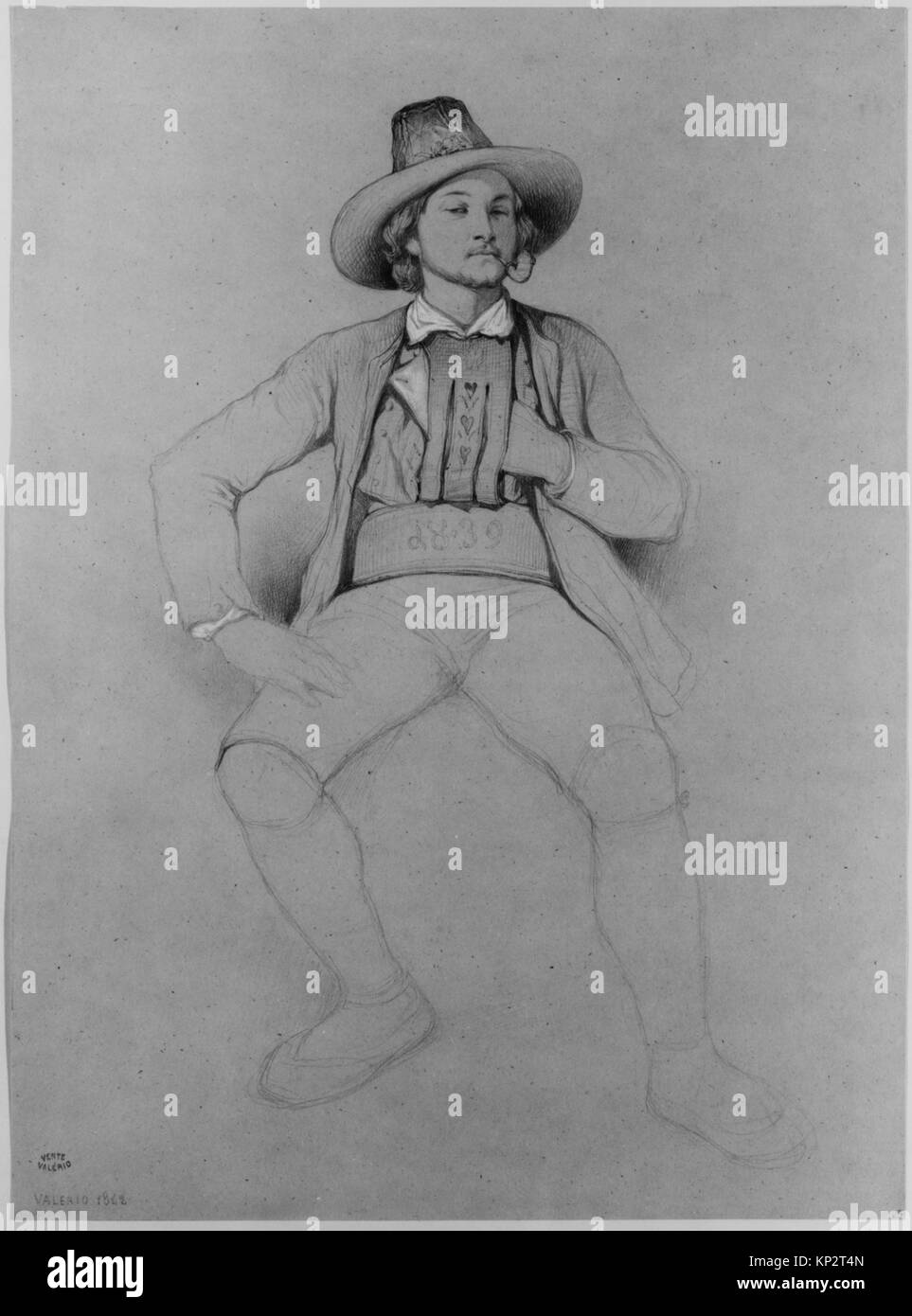 Archival man smoking a pipe hi-res stock photography and images - Alamy